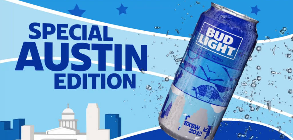 Bud Light Can Design for SXSW - I Have Pink Hair